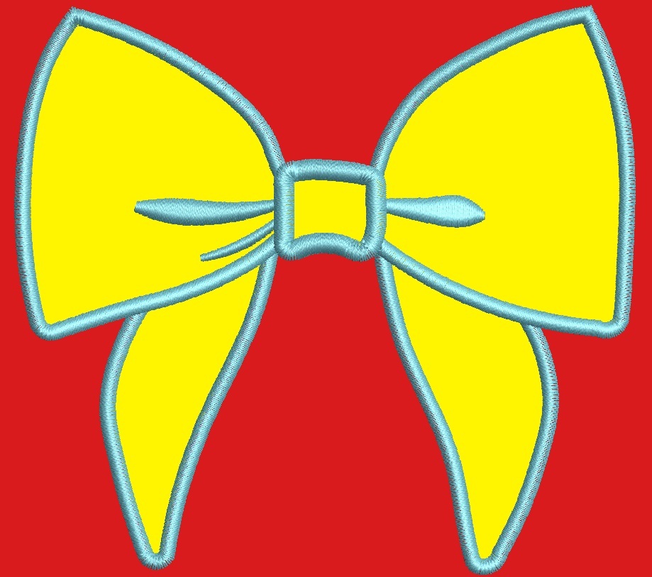 Classic Side Seam Bow - 3 Sizes - Products - SWAK Embroidery
